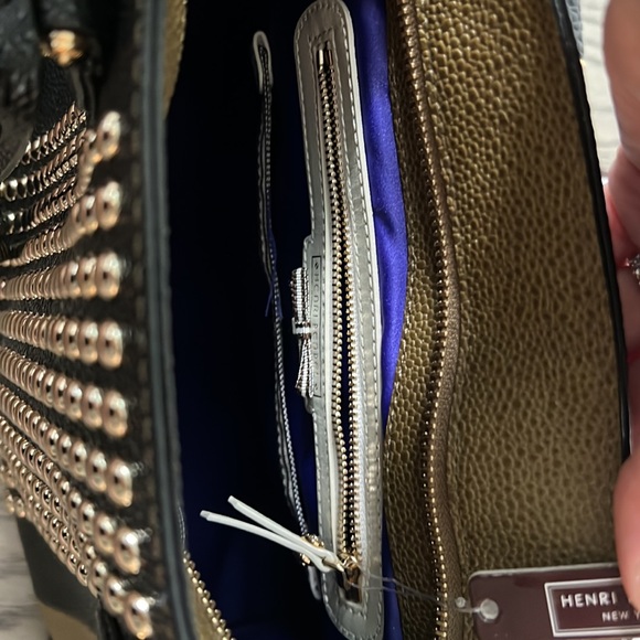 henri bendel | Bags | Henri Bendel Leather Grommet Satchel | Poshmark